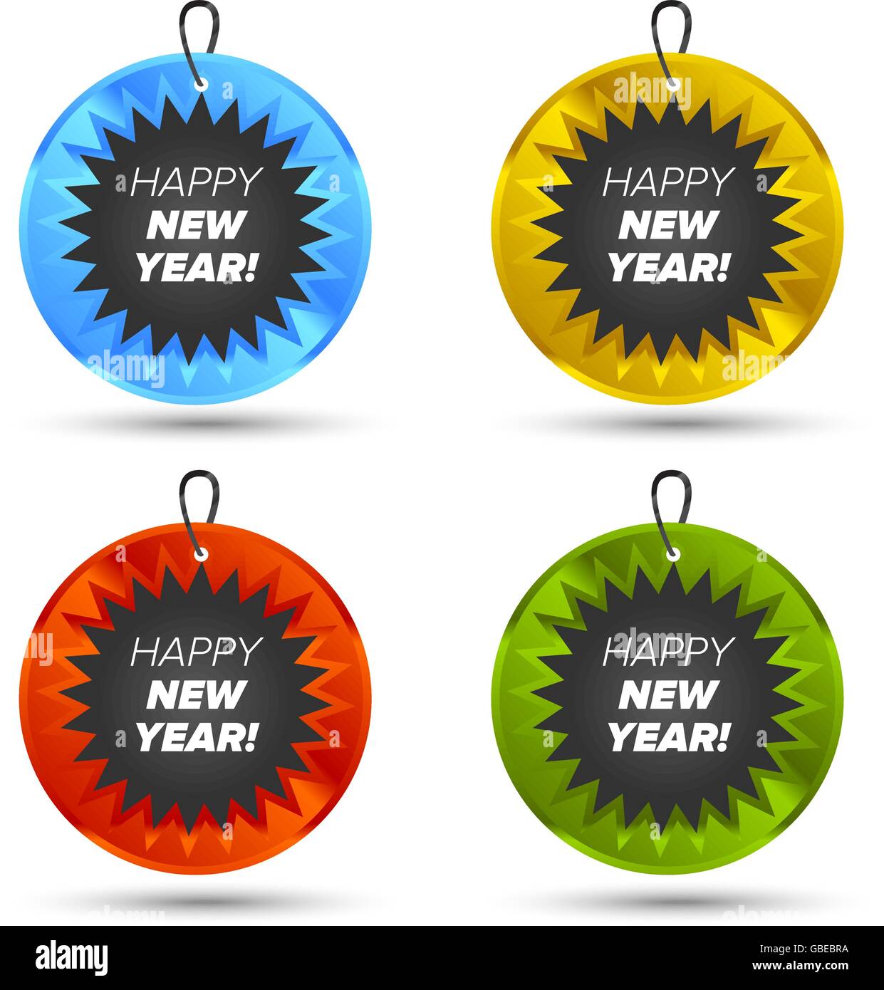 Happy new year icon Stock Vector Image & Art - Alamy