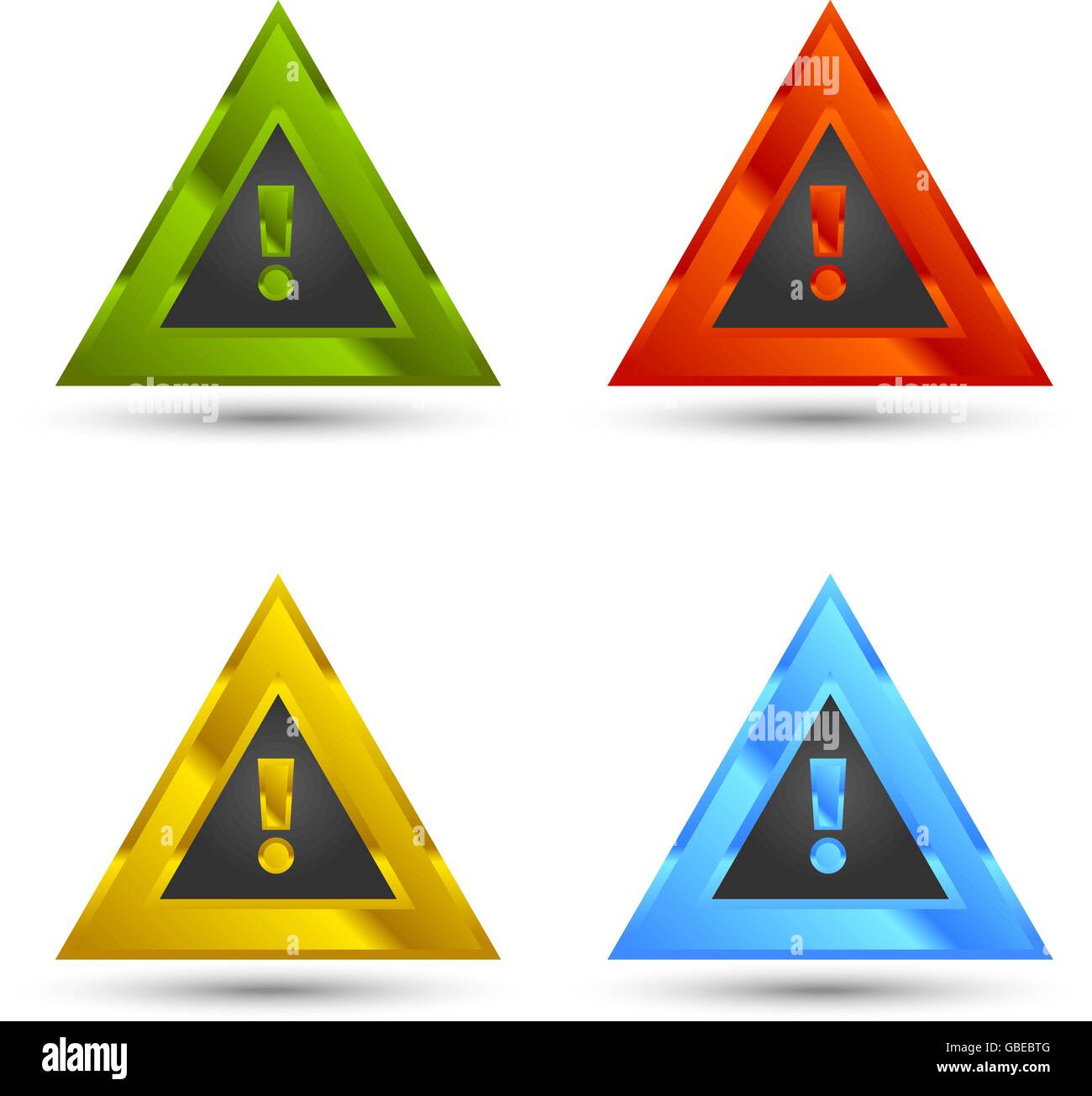 warning sign icon Stock Vector Image & Art - Alamy