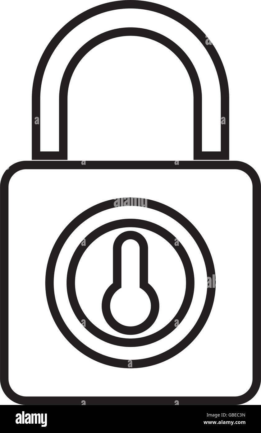 Black And White Lock High Resolution Stock Photography and Images - Alamy