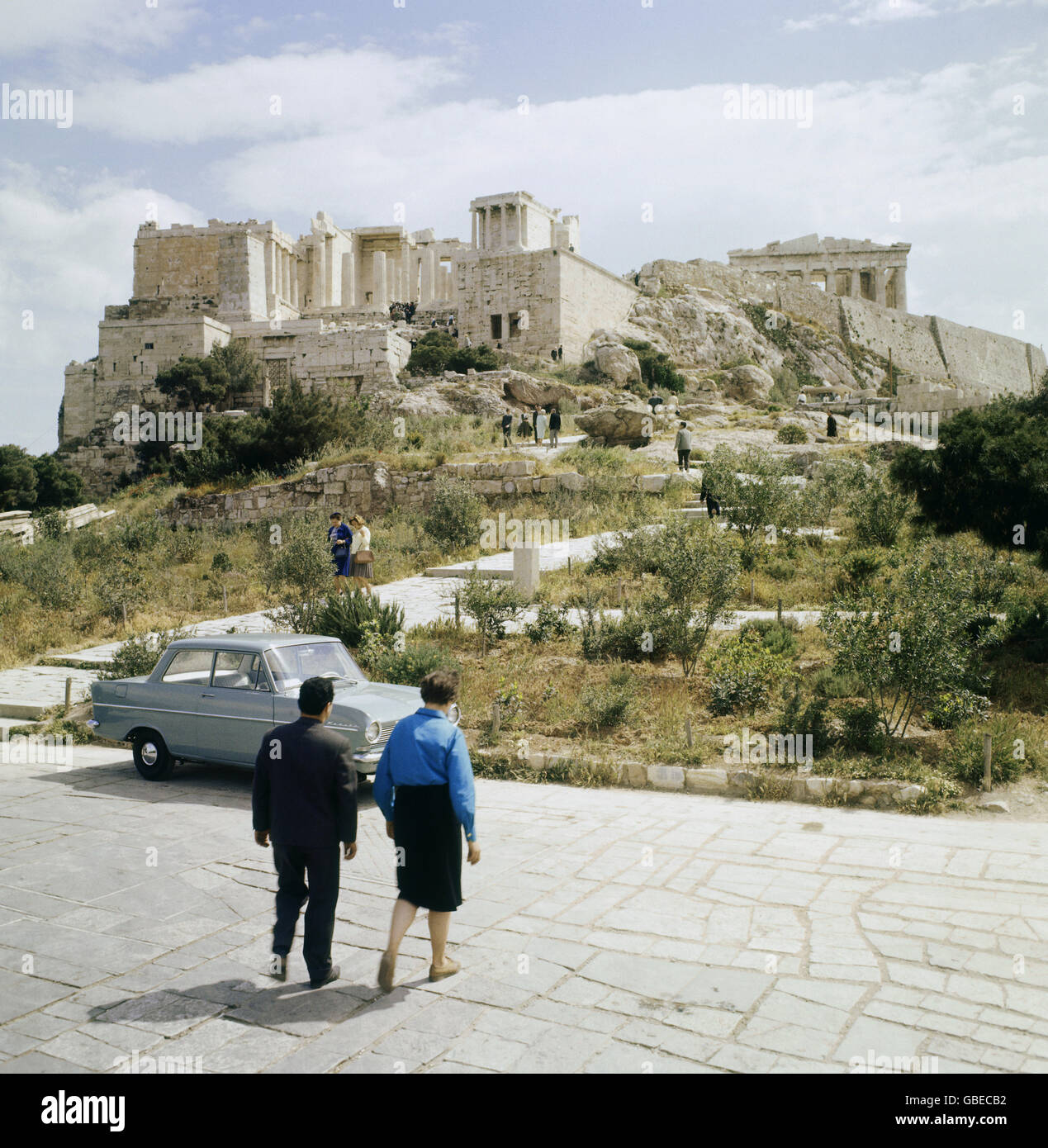 geography / travel, Greece, Athens, acropolis, 1950s, Additional-Rights ...