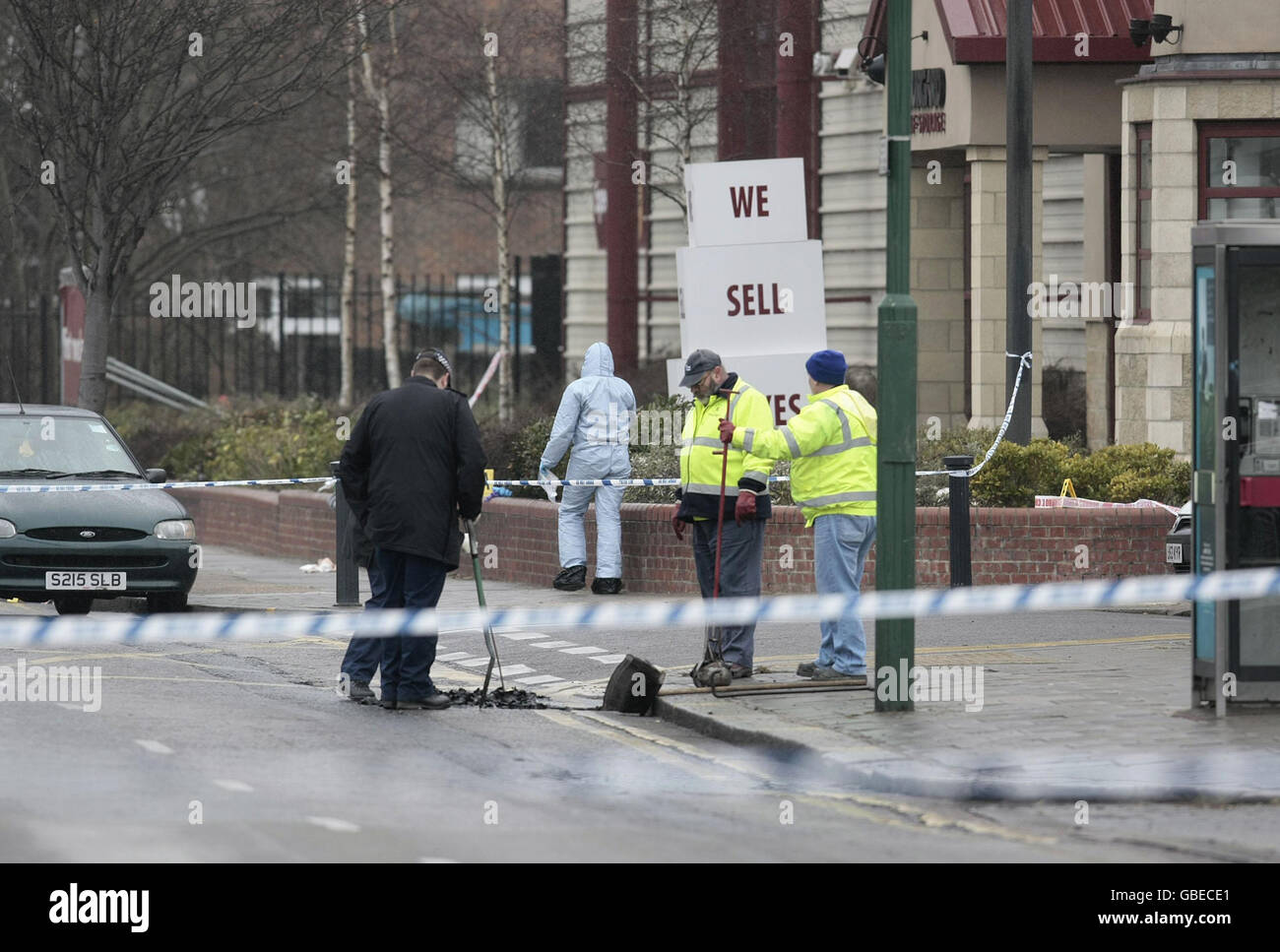 Shooting in Neasden Stock Photo - Alamy