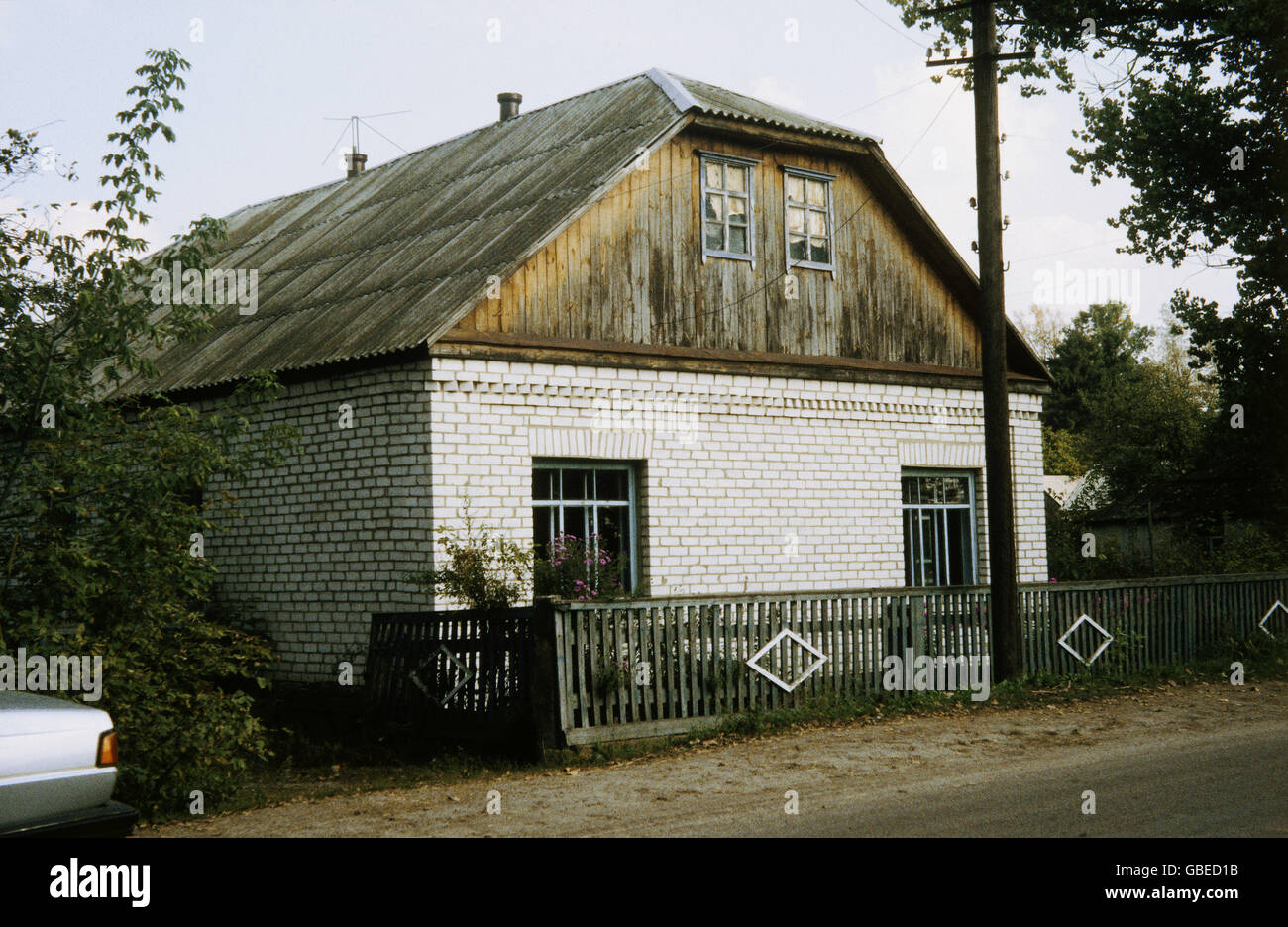 Empty house 70 km from chernobyl hi-res stock photography and images ...