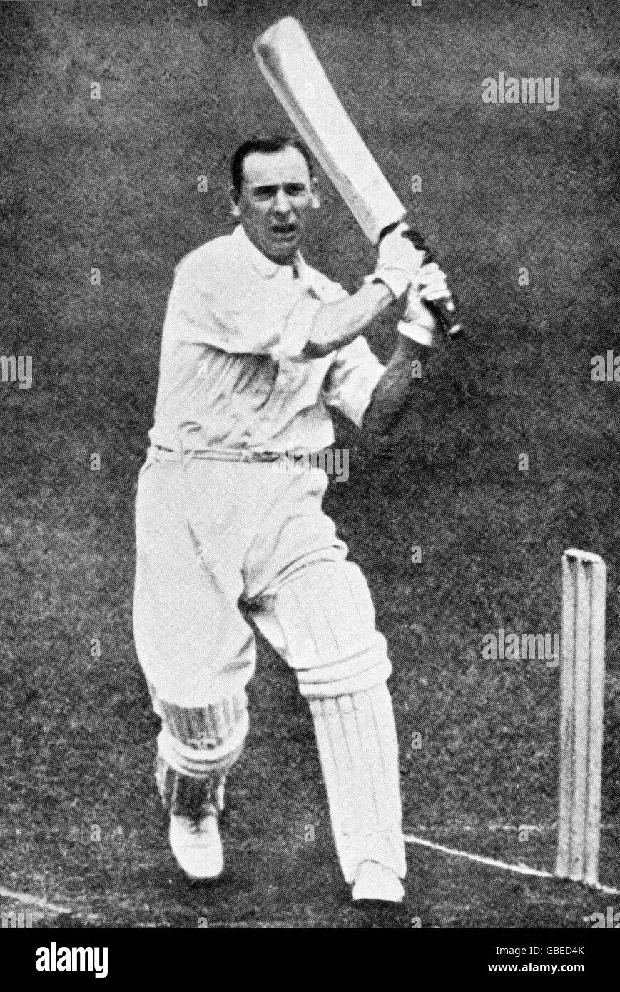 Cricket. Jack Hobbs, Surrey Stock Photo - Alamy