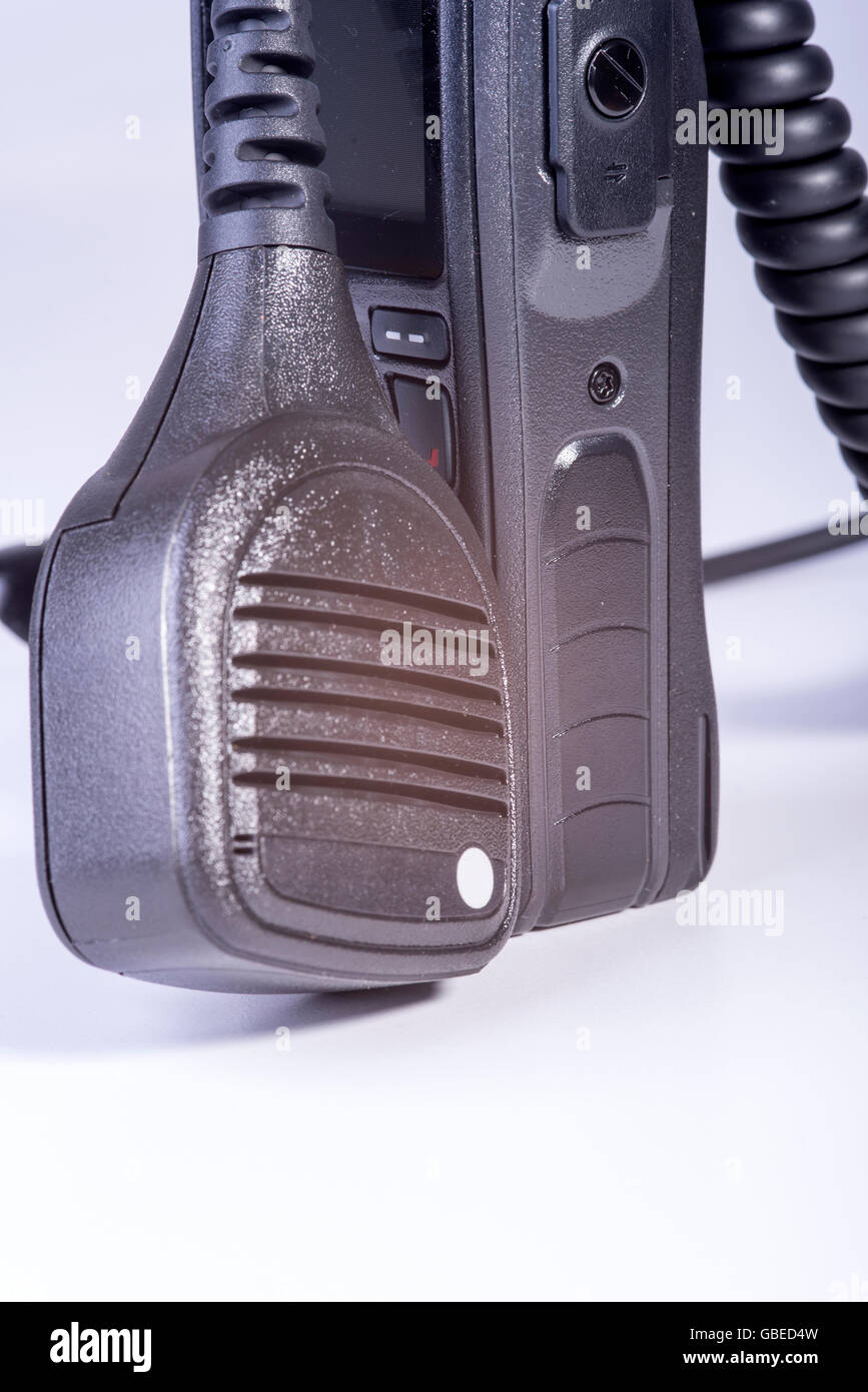 photo on a white background cb radio Stock Photo - Alamy