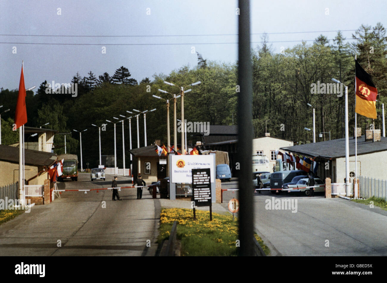 geography / travel, Germany, border between the Federal Republic and ...