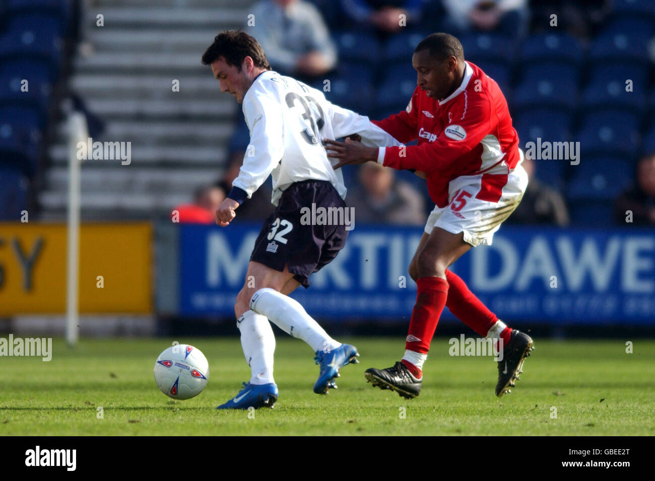 Preston north end v nottingham forest hi-res stock photography and ...
