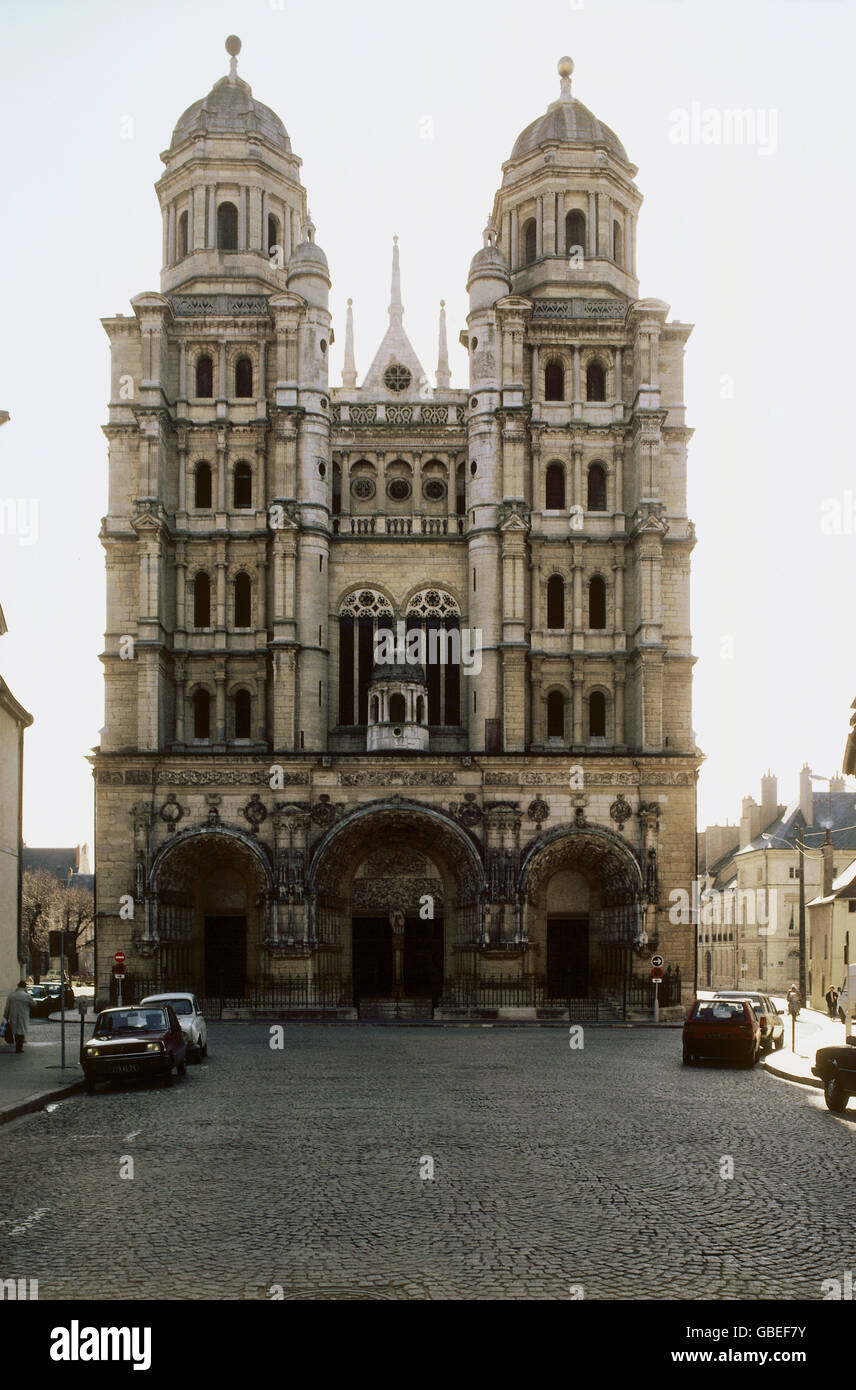 architecture, churches and monasteries, France, Saint Michel, front ...