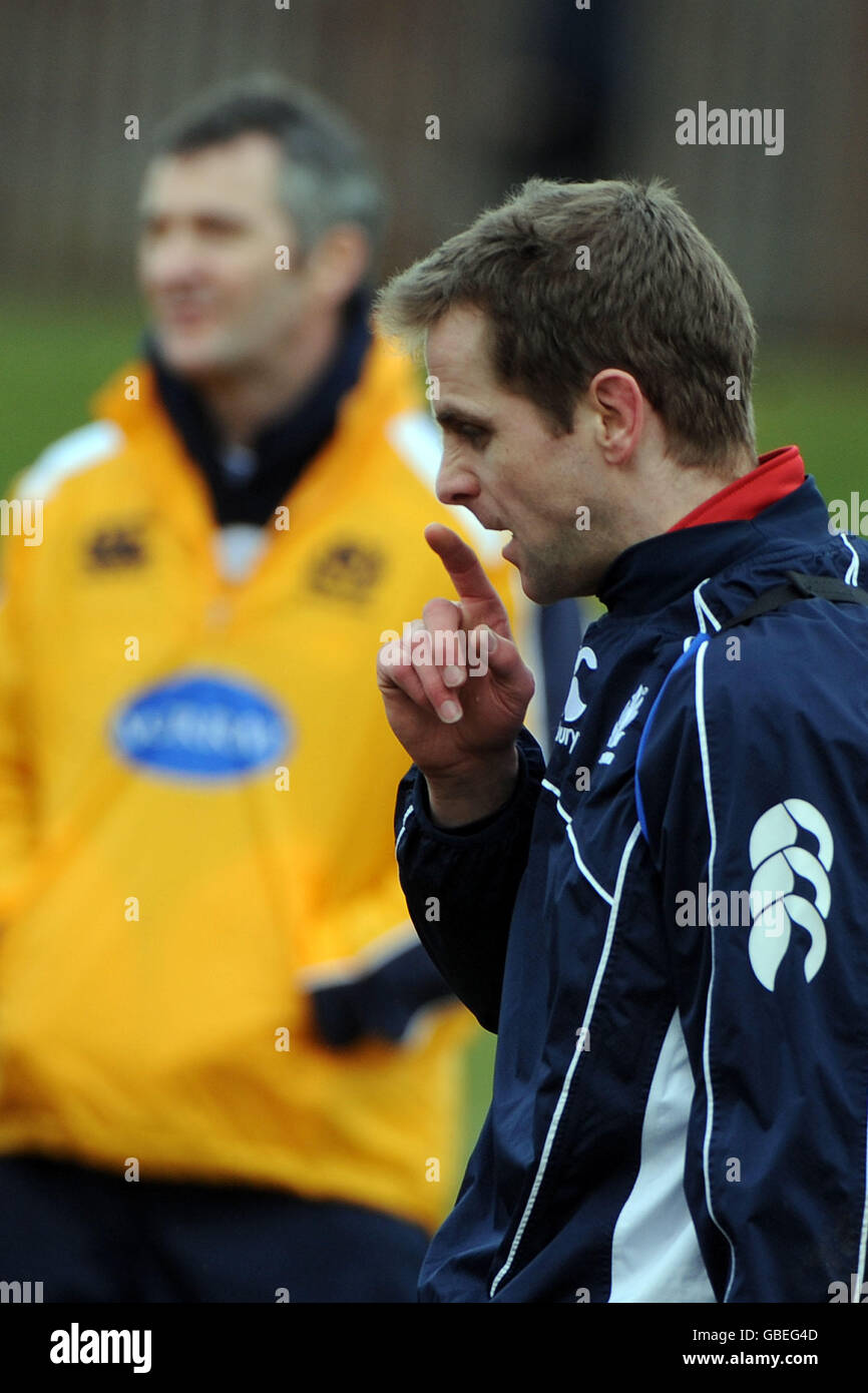 Chris Paterson during the training session at The Watsonian Club ...