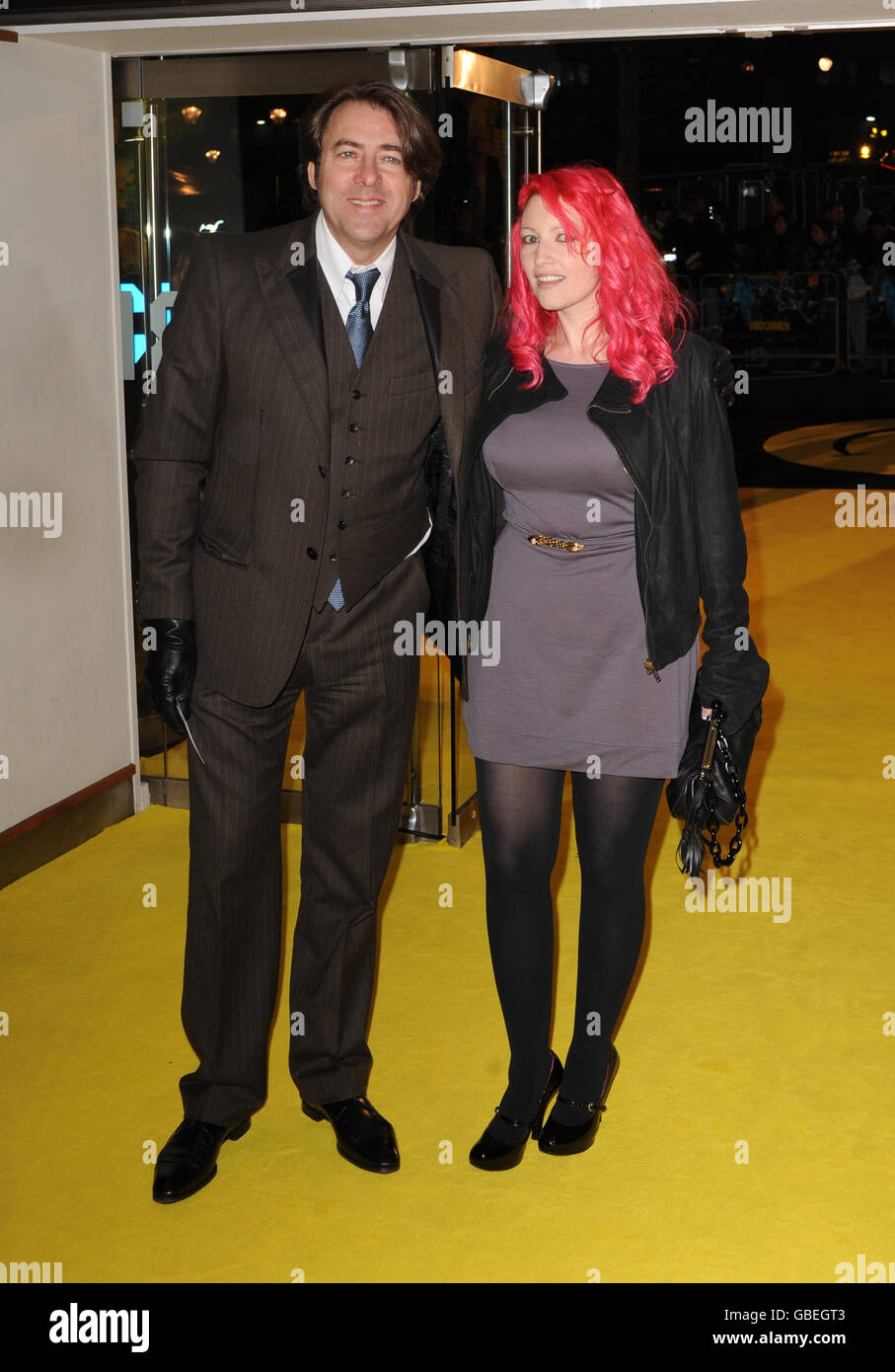 Wife of television presenter jonathan ross hi-res stock photography and ...