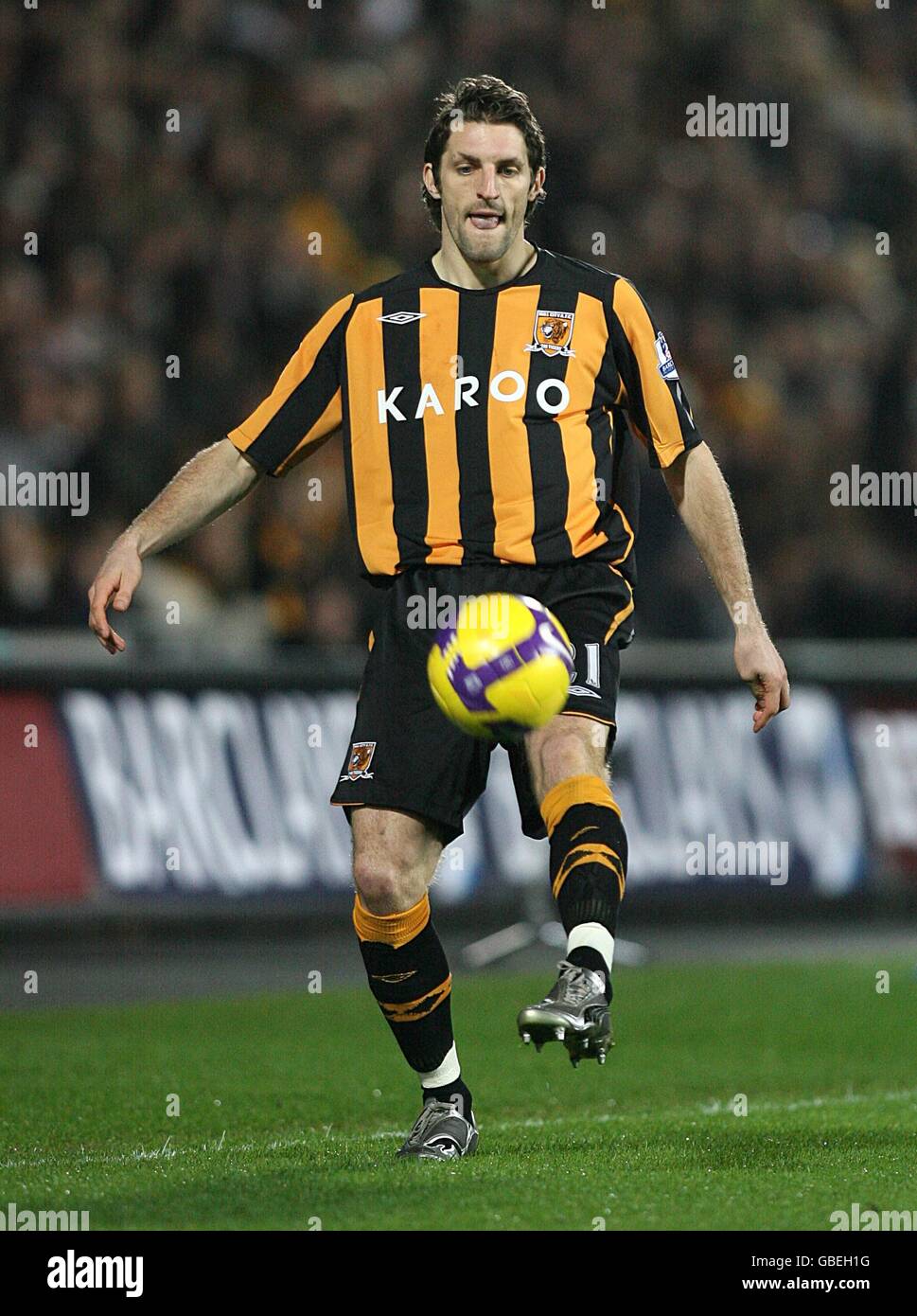 Football samuel ricketts full length hi-res stock photography and ...