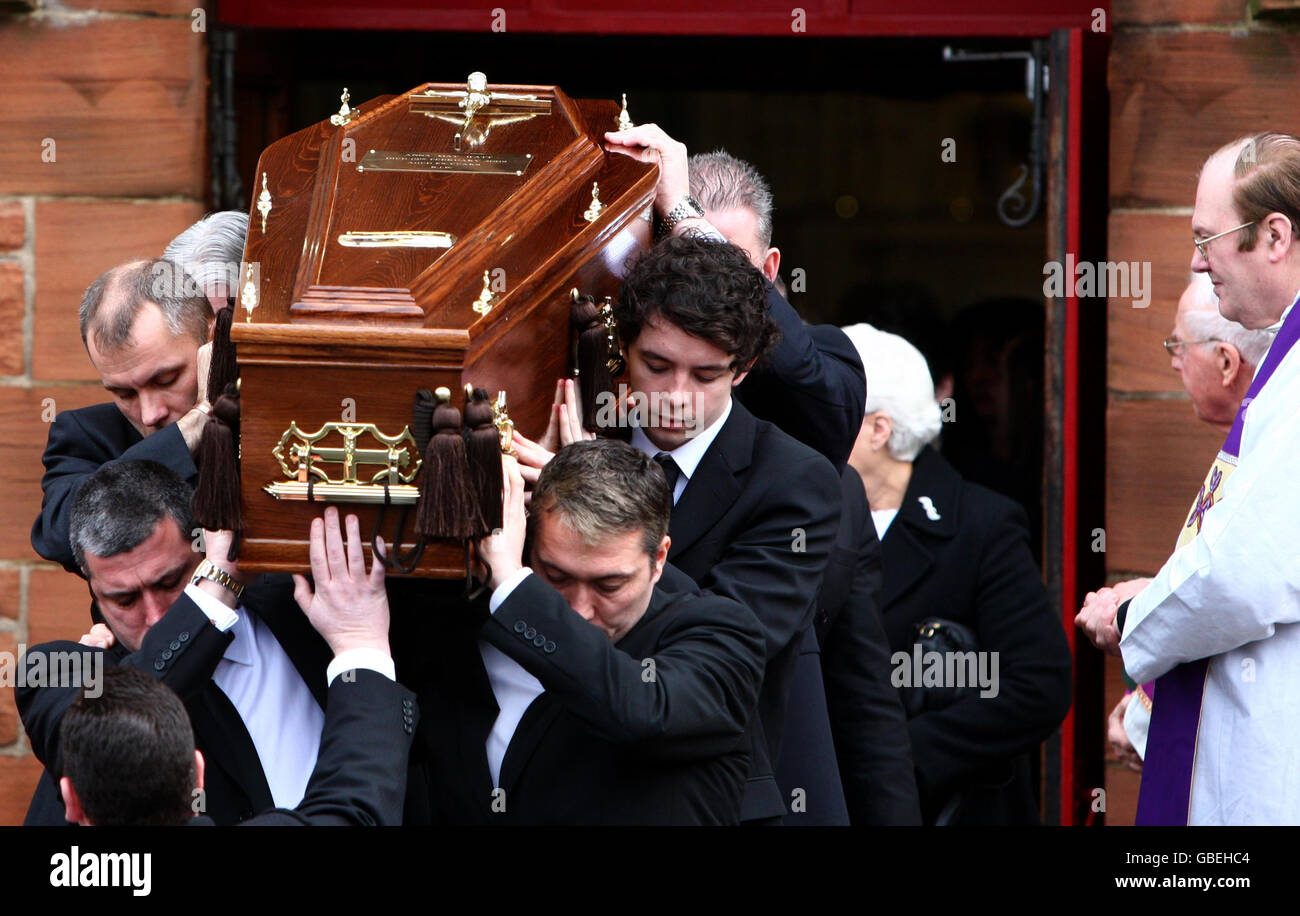Funeral for variety star Anna Stock Photo - Alamy