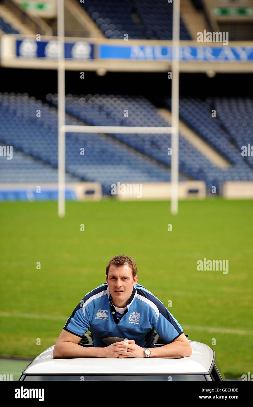 Scotland's Alastair Kellock poses for the media during a Scotland Team ...