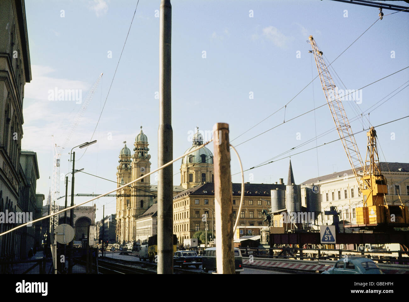 geography / travel, Germany, Munich, 1960s, underground construction ...