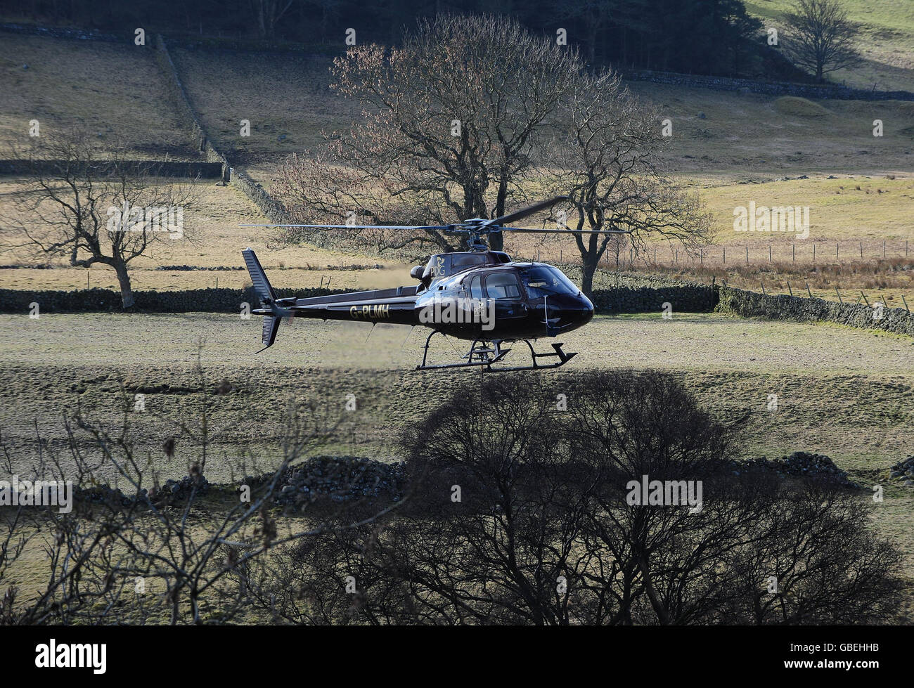 Environmental reconstruction on the pennine way hi-res stock ...