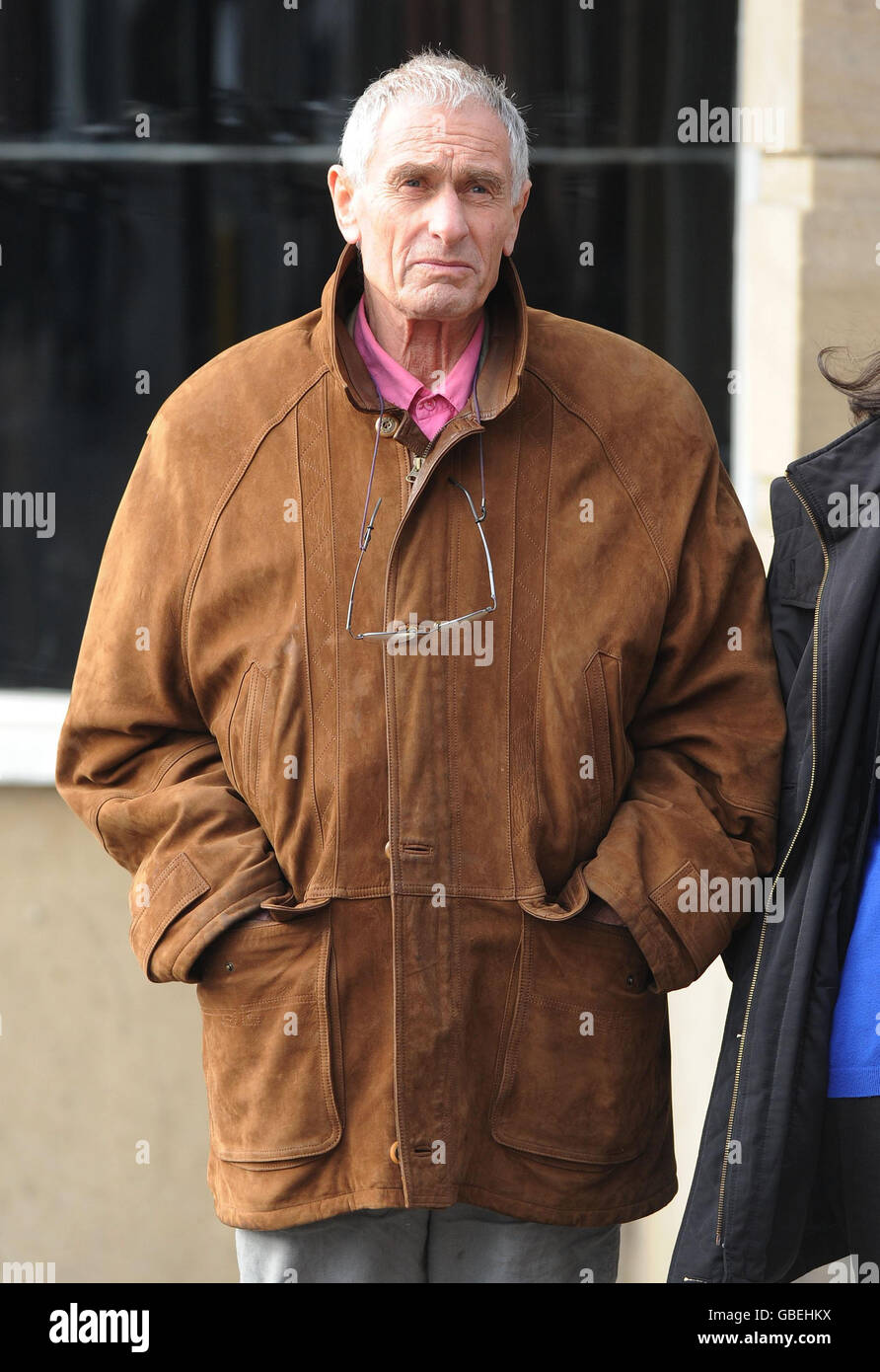 Artist Maurice Agis outside Newcastle Crown Court, where he is charged ...