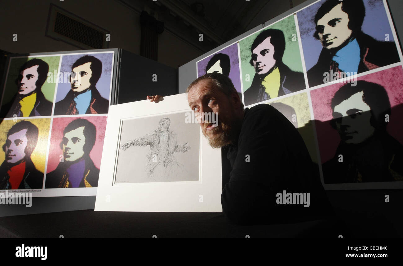 Robert burns artwork hi-res stock photography and images - Alamy