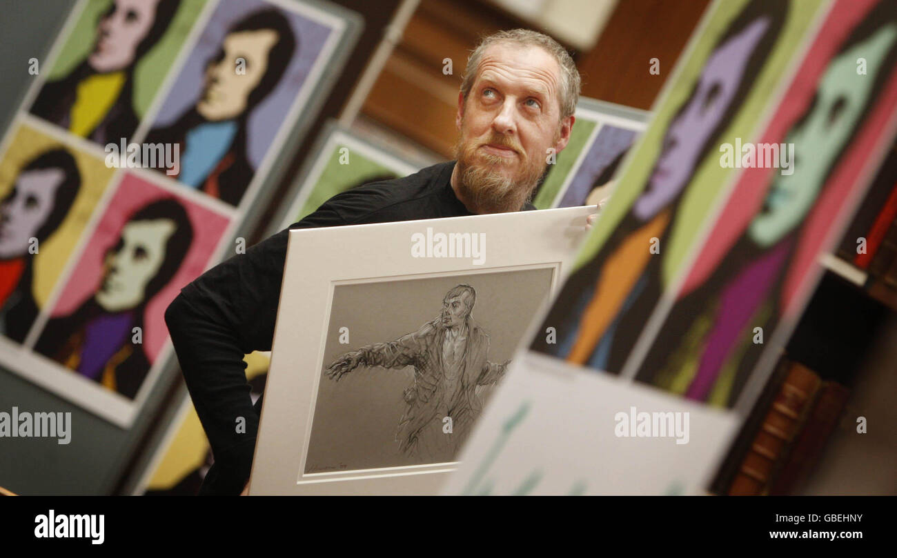 Robert Burns art exhibition Stock Photo - Alamy