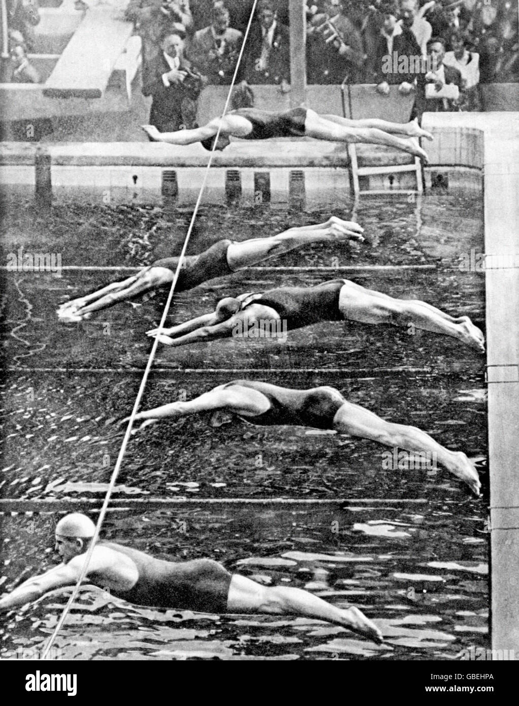 Johnny Weissmuller Pool When Tarzan Struck Gold At The Games: The