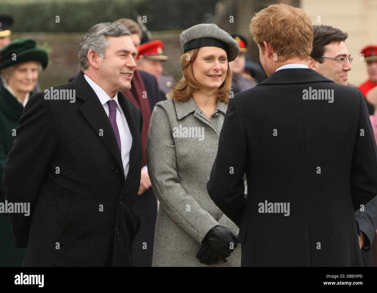 The statue queen mother unveiled in mall in central london hi-res stock ...