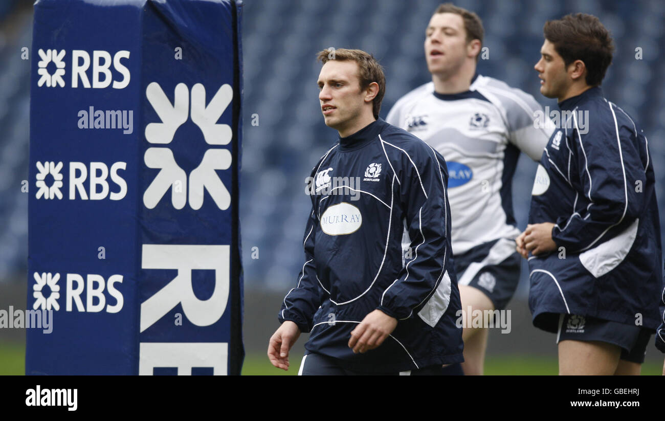 Rugby Union - Scotland Captain's Run - Murrayfield Stock Photo - Alamy