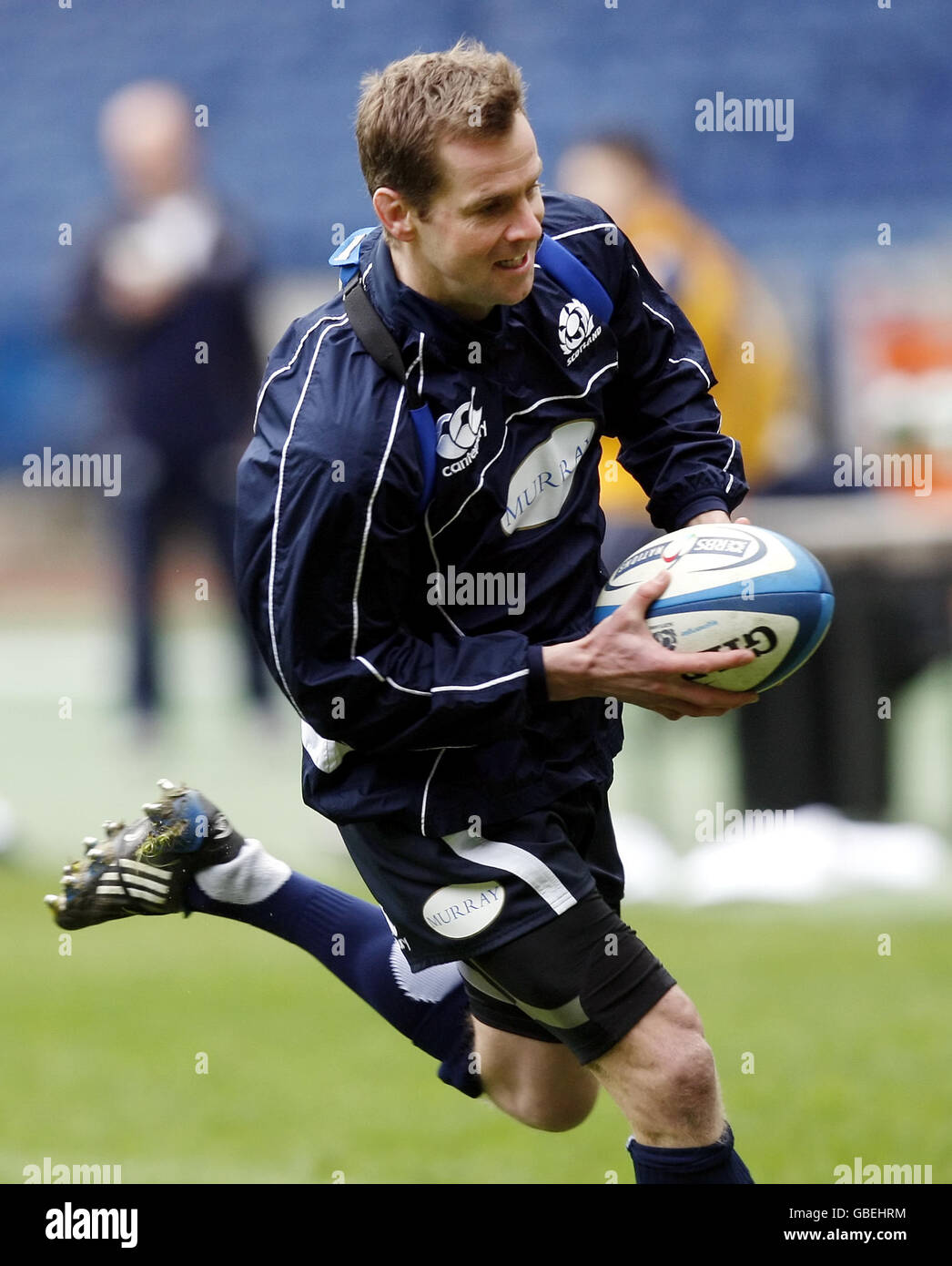 Chris paterson captains run murrayfield hi-res stock photography and ...