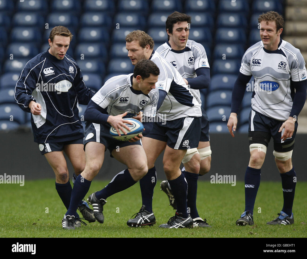 Rugby Union - Scotland Captain's Run - Murrayfield Stock Photo - Alamy