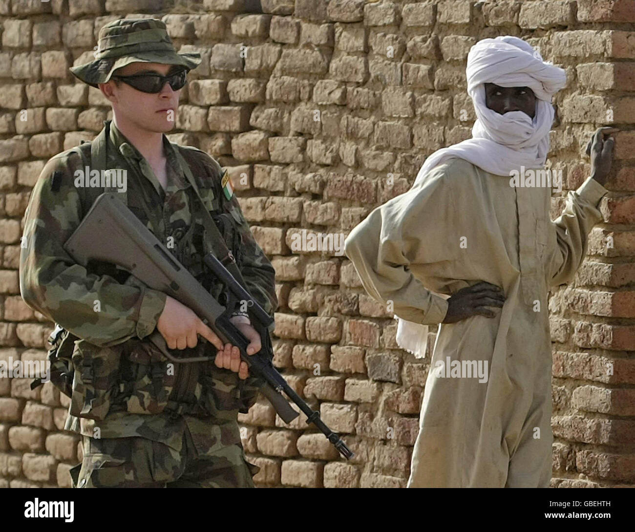 Irish Defence forces in Chad Stock Photo - Alamy