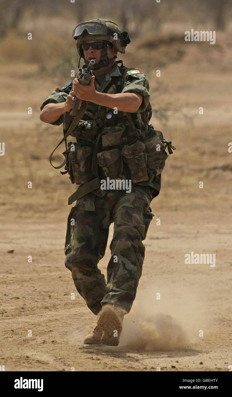 Irish Defence forces in Chad Stock Photo - Alamy