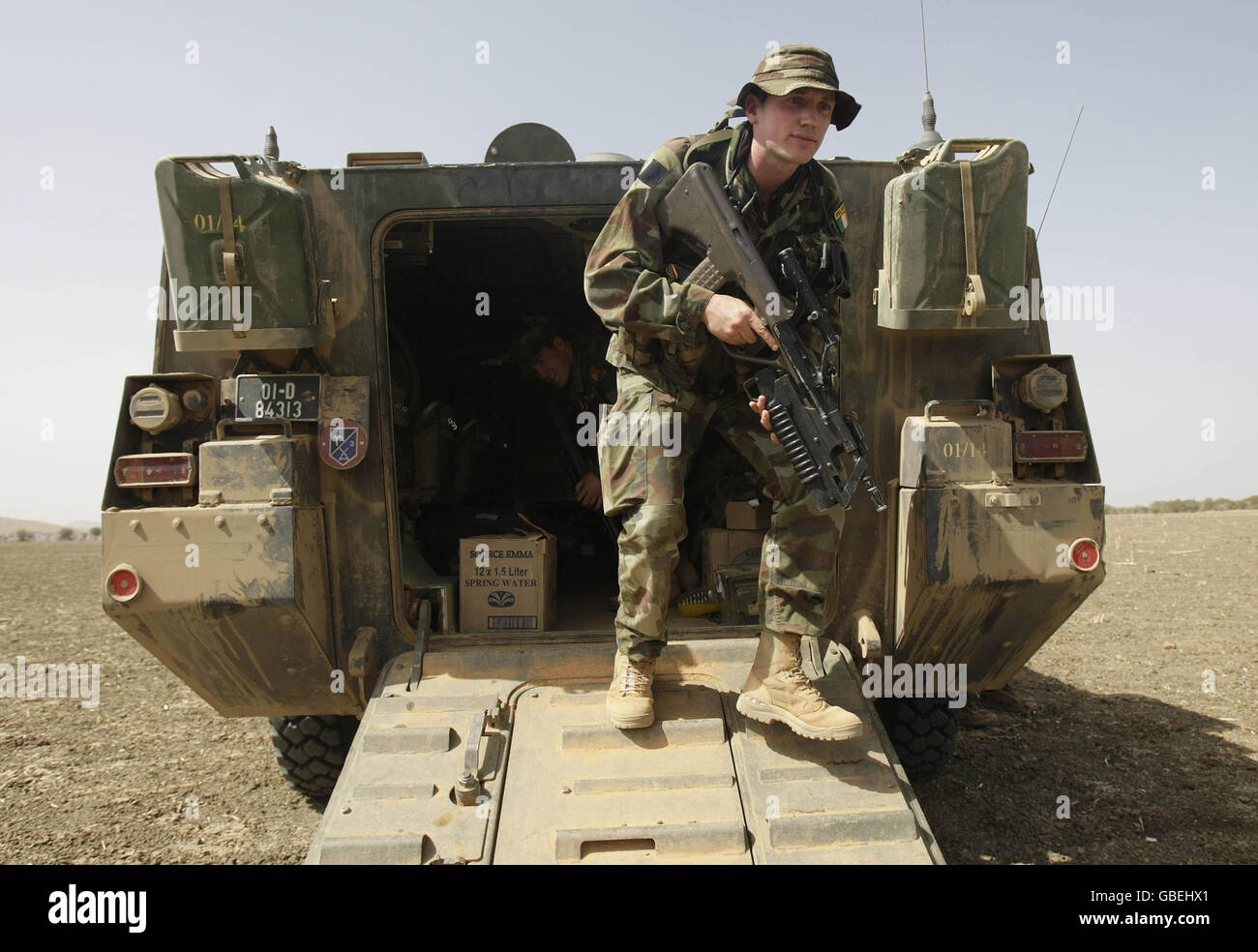 Irish Defence forces in Chad Stock Photo - Alamy
