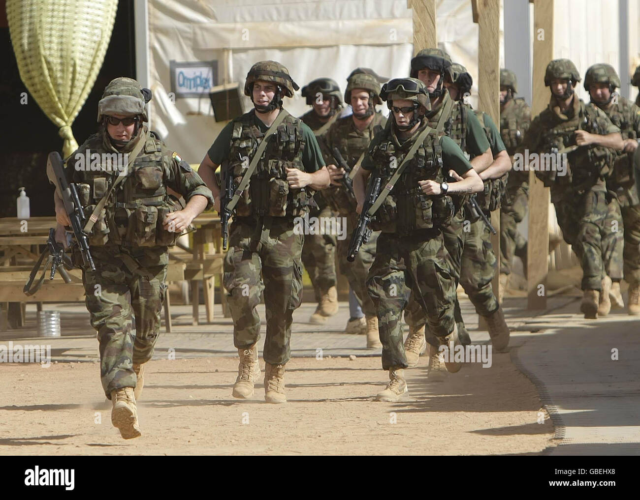 Irish Defence forces in Chad Stock Photo: 110344816 - Alamy