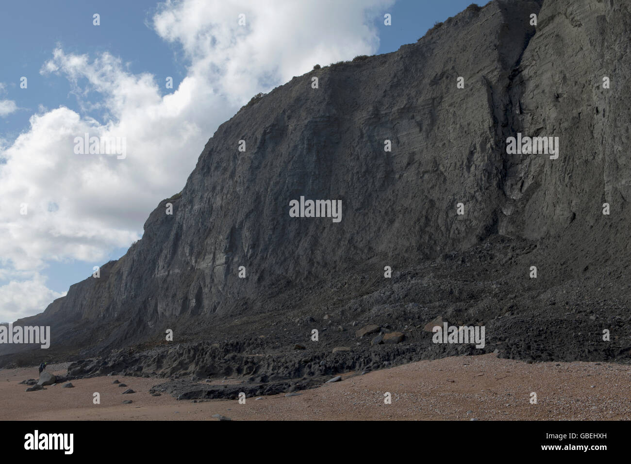 Cliffs in Lyme Regis, Dorset Stock Photo - Alamy