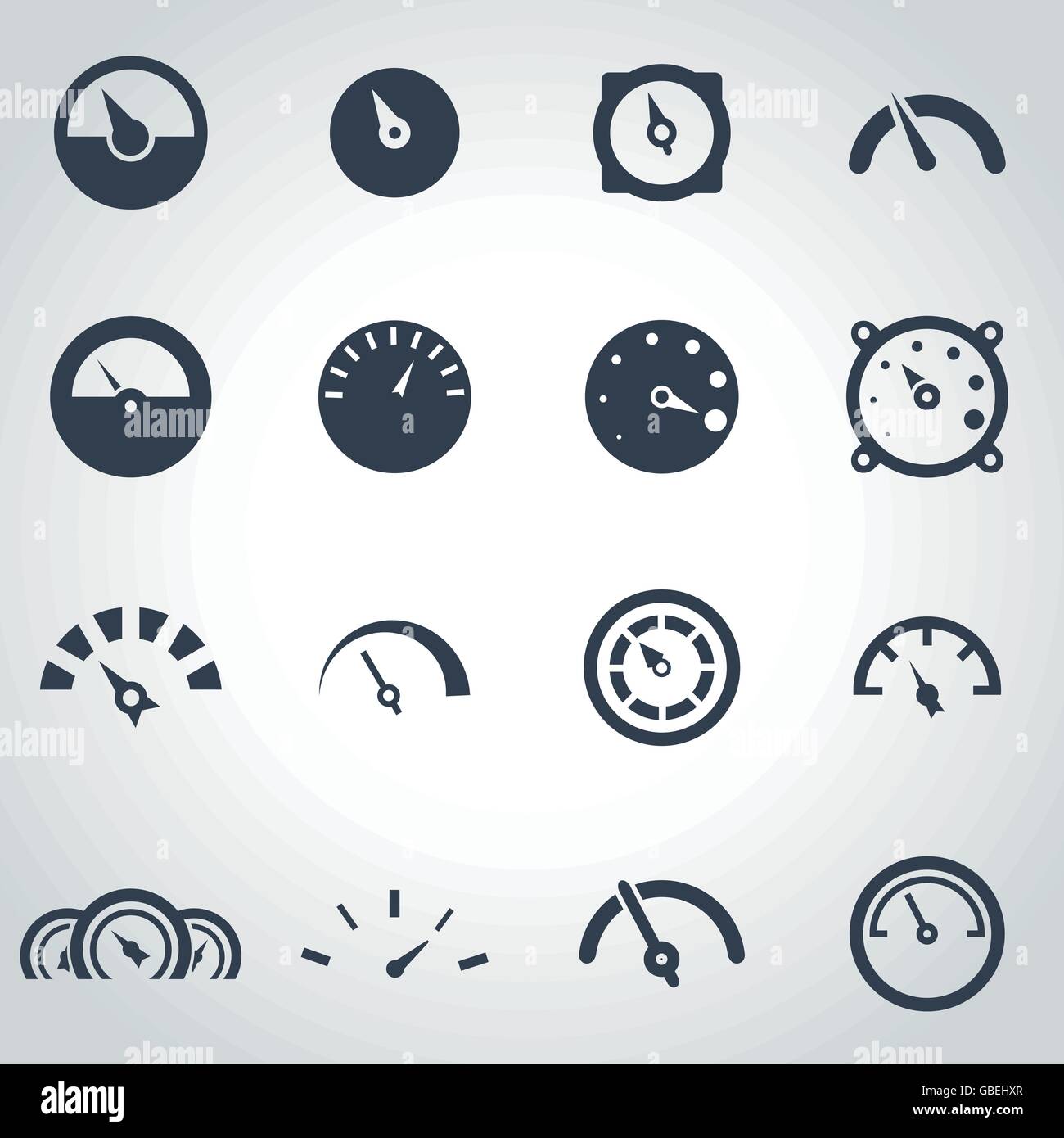 Speed tester Stock Vector Images - Alamy