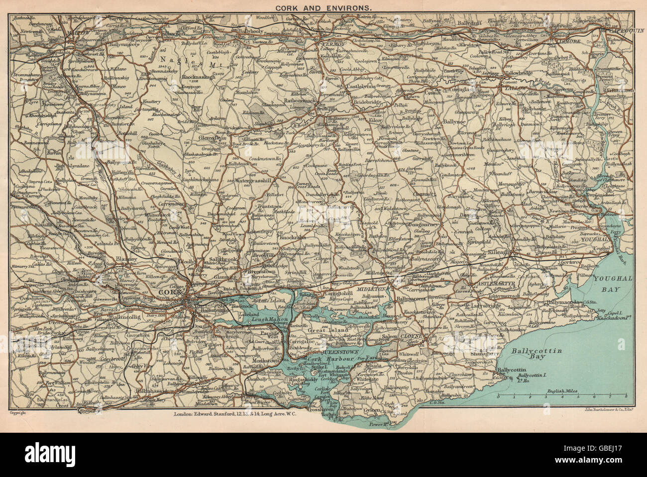 Cork harbour map hi-res stock photography and images - Alamy