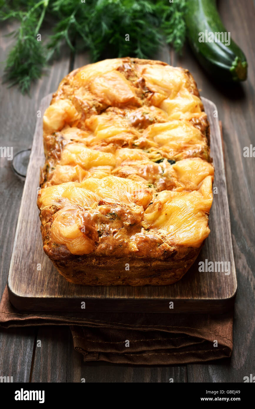 Vegetable loaf with zucchini, vegetarian, healthy food Stock Photo - Alamy