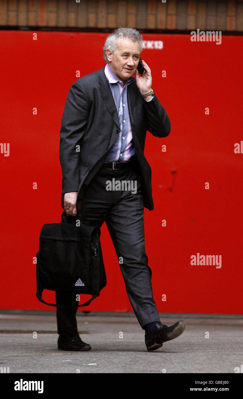 Soccer - Rick Parry at Anfield - Liverpool. Liverpool chief executive ...