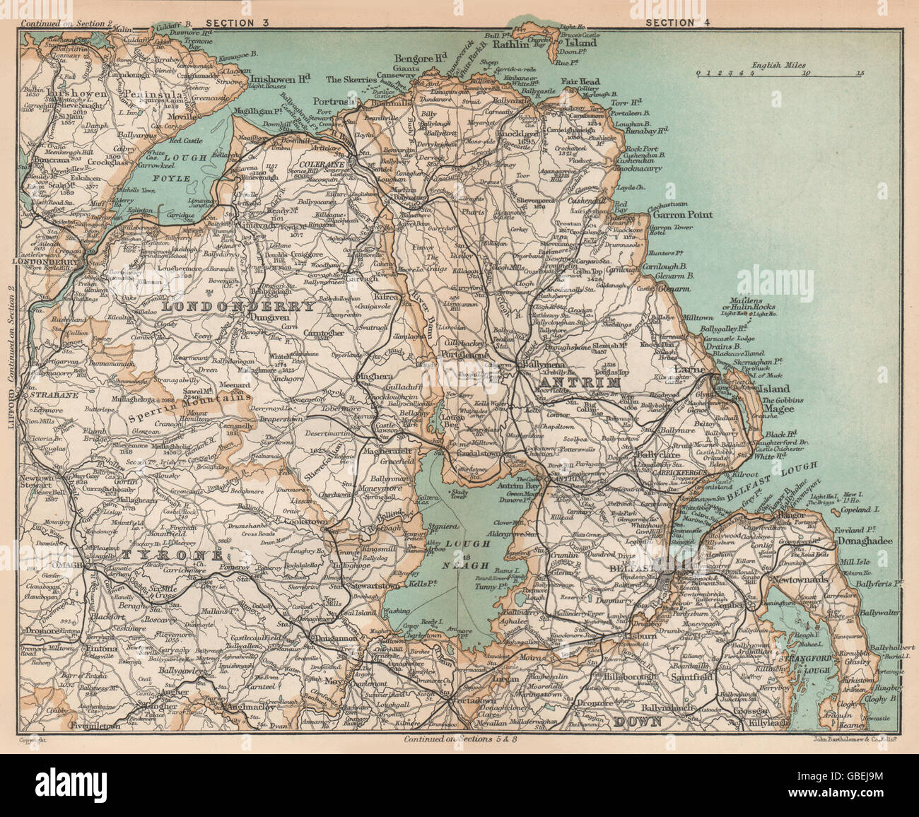 Old belfast map hi-res stock photography and images - Alamy