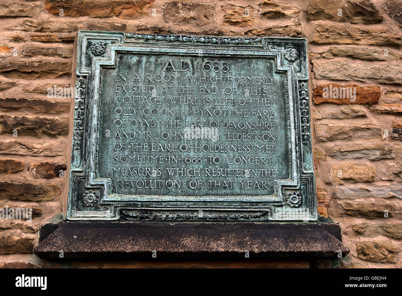 The Old Revolution House - Chesterfield Stock Photo - Alamy