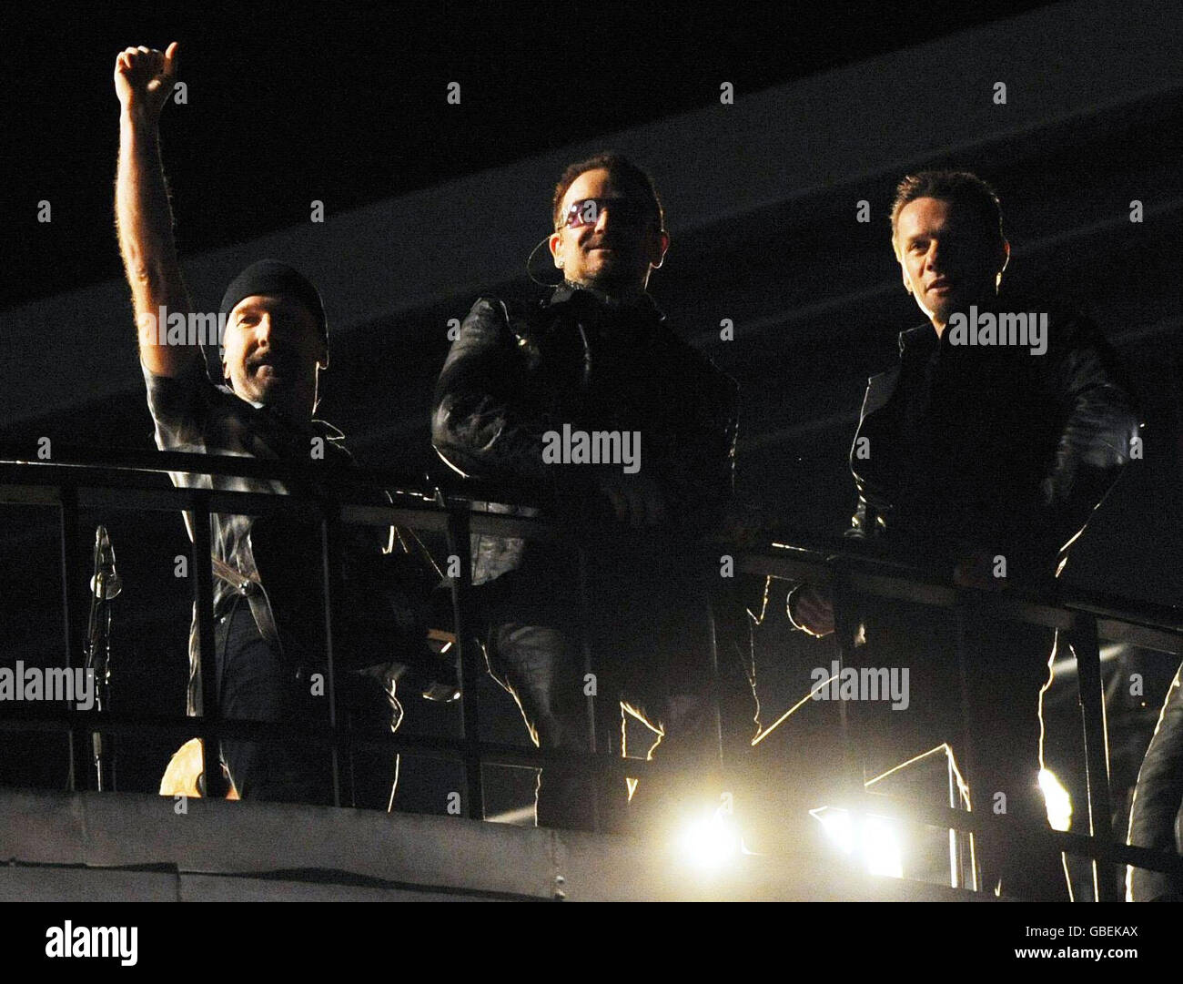 U2 Secret Gig - London Stock Photo - Alamy