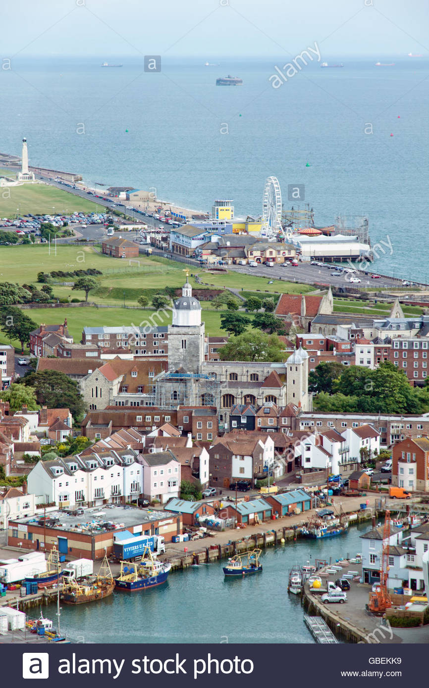 Portsmouth Aerial Stock Photos & Portsmouth Aerial Stock Images - Alamy