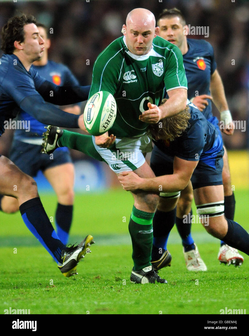 Irelands john hayes frances louis picamoles hi-res stock photography ...