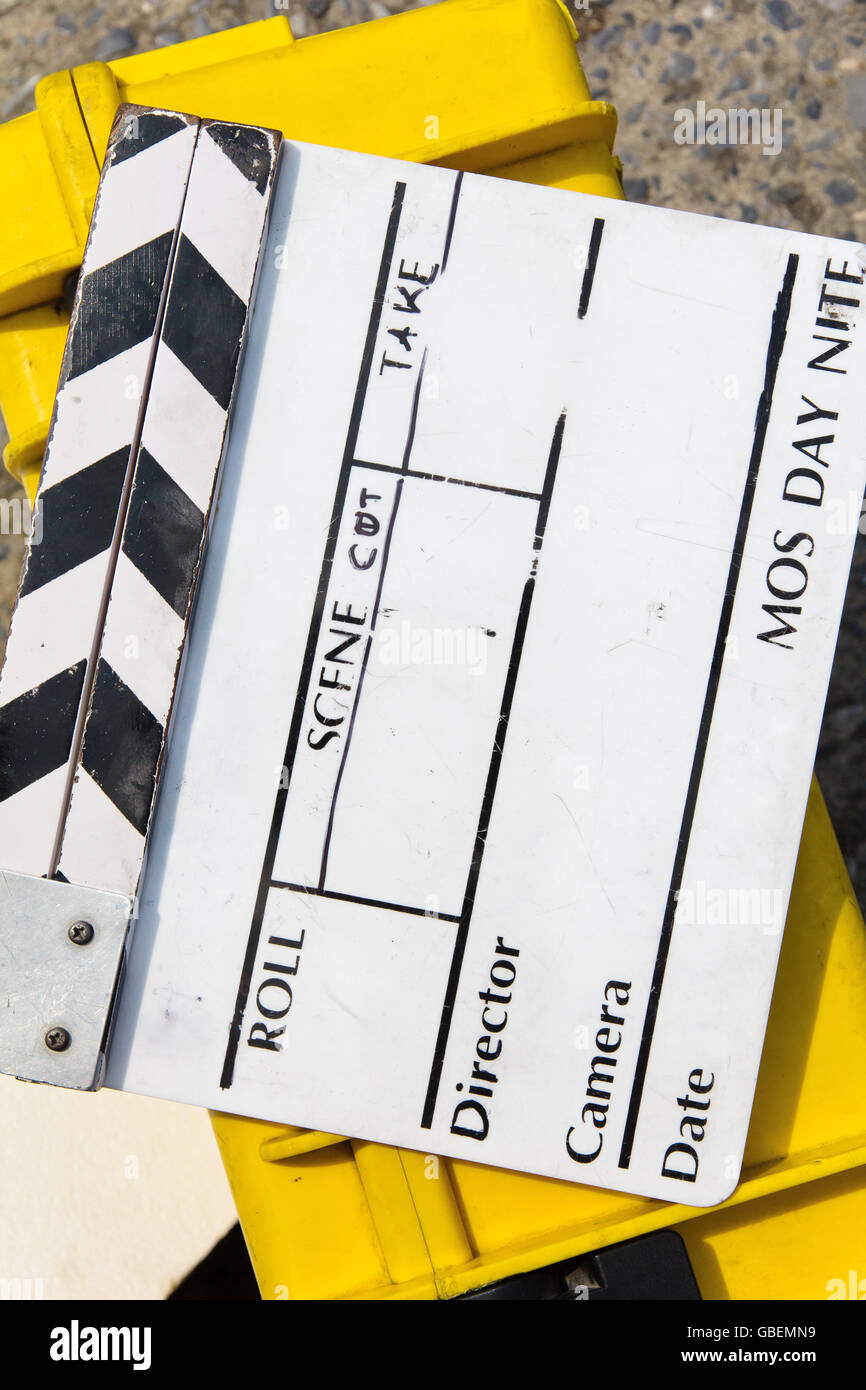 Film Slate background Stock Photo - Alamy