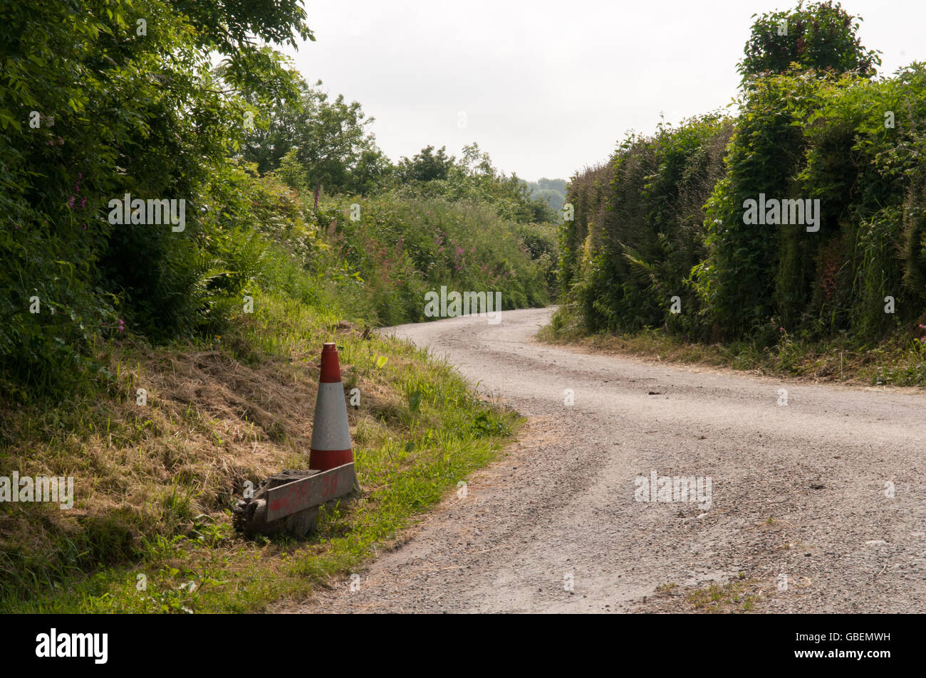 Single track lane winding hi-res stock photography and images - Alamy