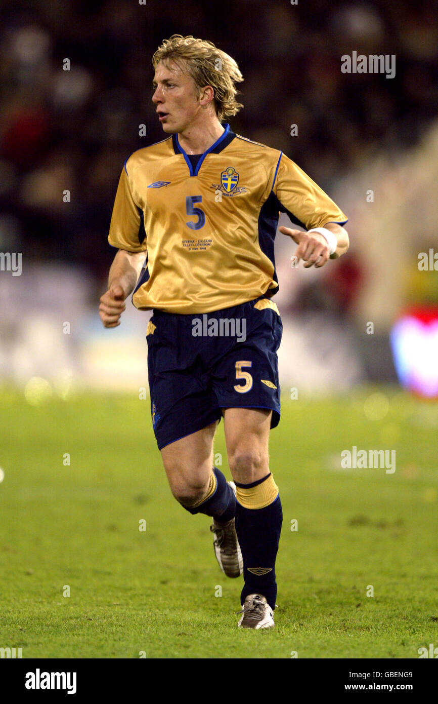 Soccer - International Friendly - Sweden v England. Erik Edman, Sweden ...