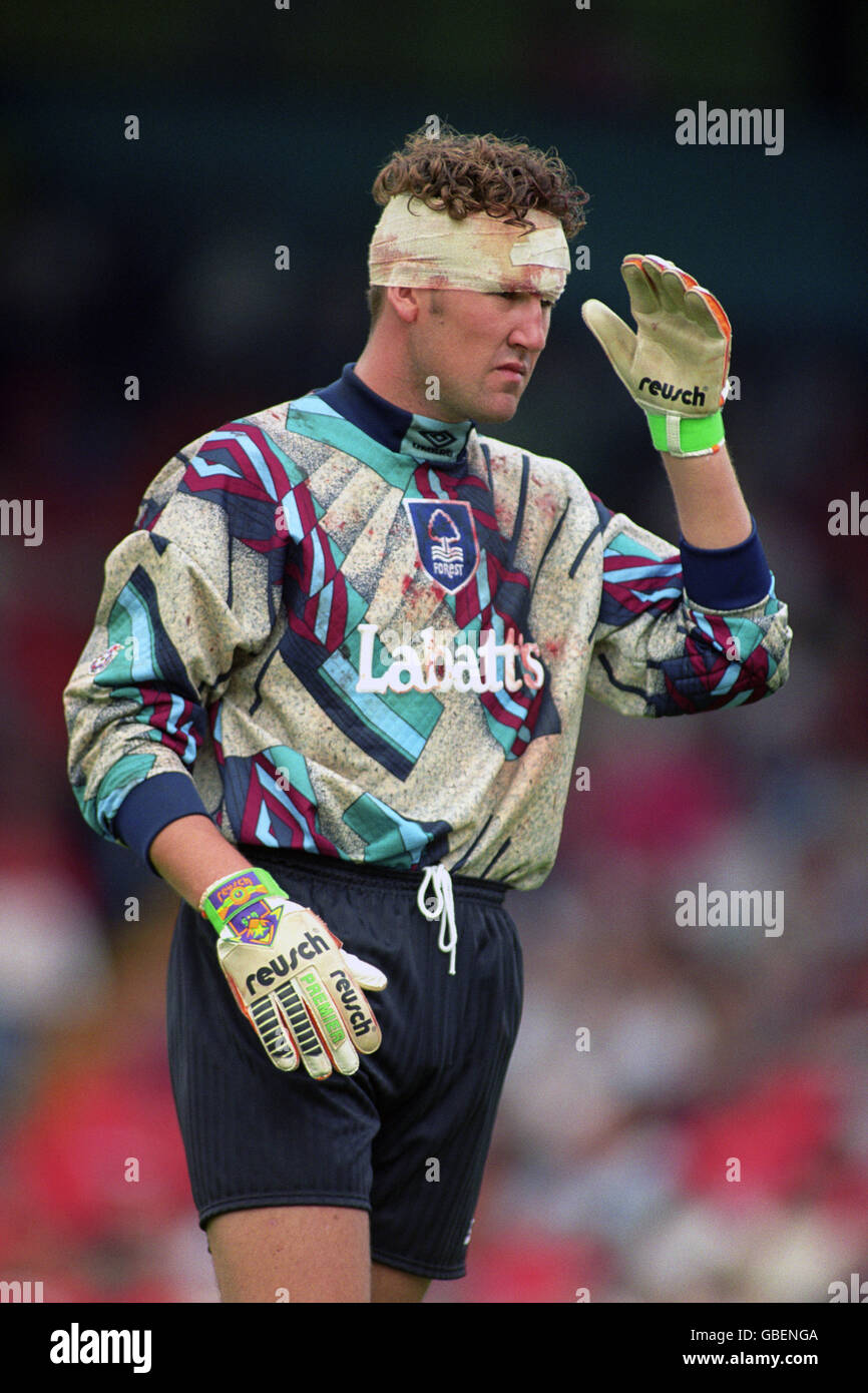Nottingham Forest Goalkeeper Mark Crossley High Resolution Stock ...