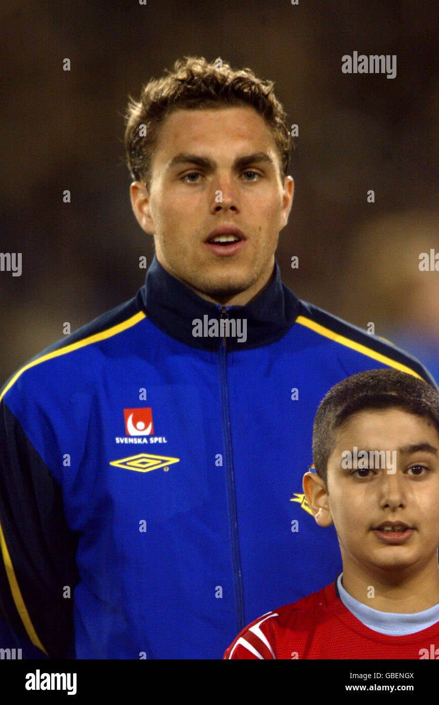 Soccer - International Friendly - Sweden v England. Johan Elmander ...