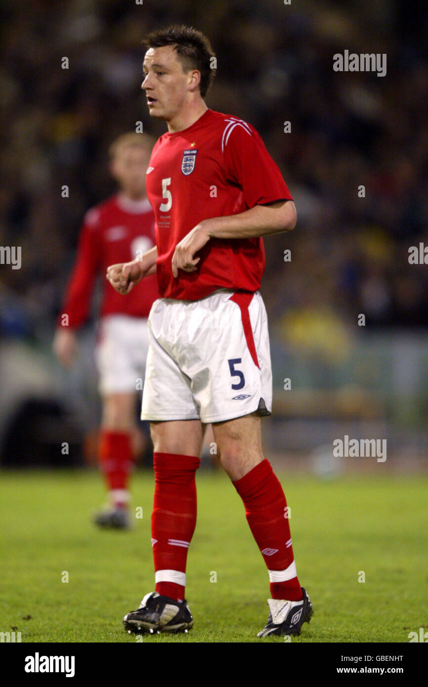 Soccer - International Friendly - Sweden v England. John Terry, England ...