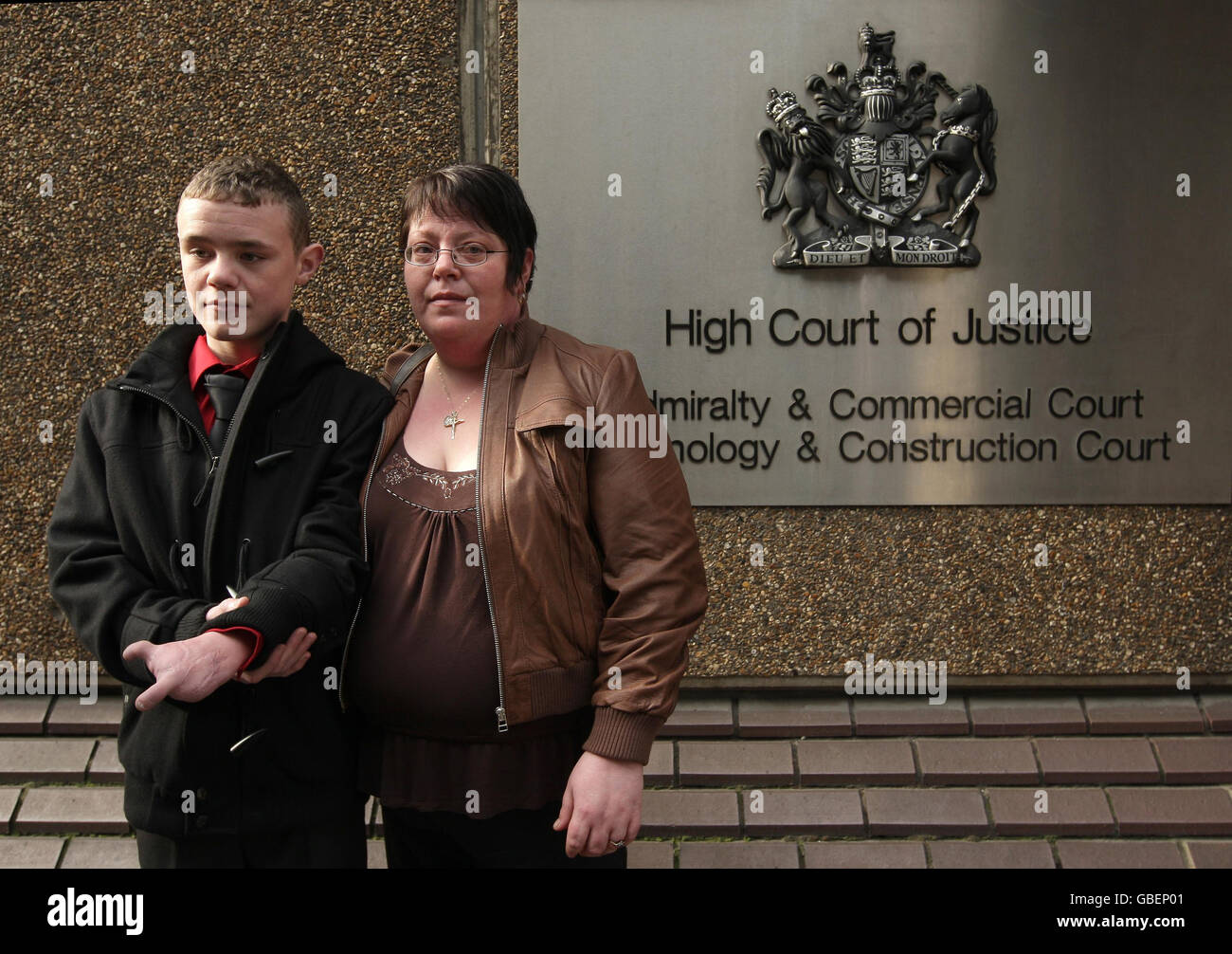 Corby steel works court case Stock Photo - Alamy