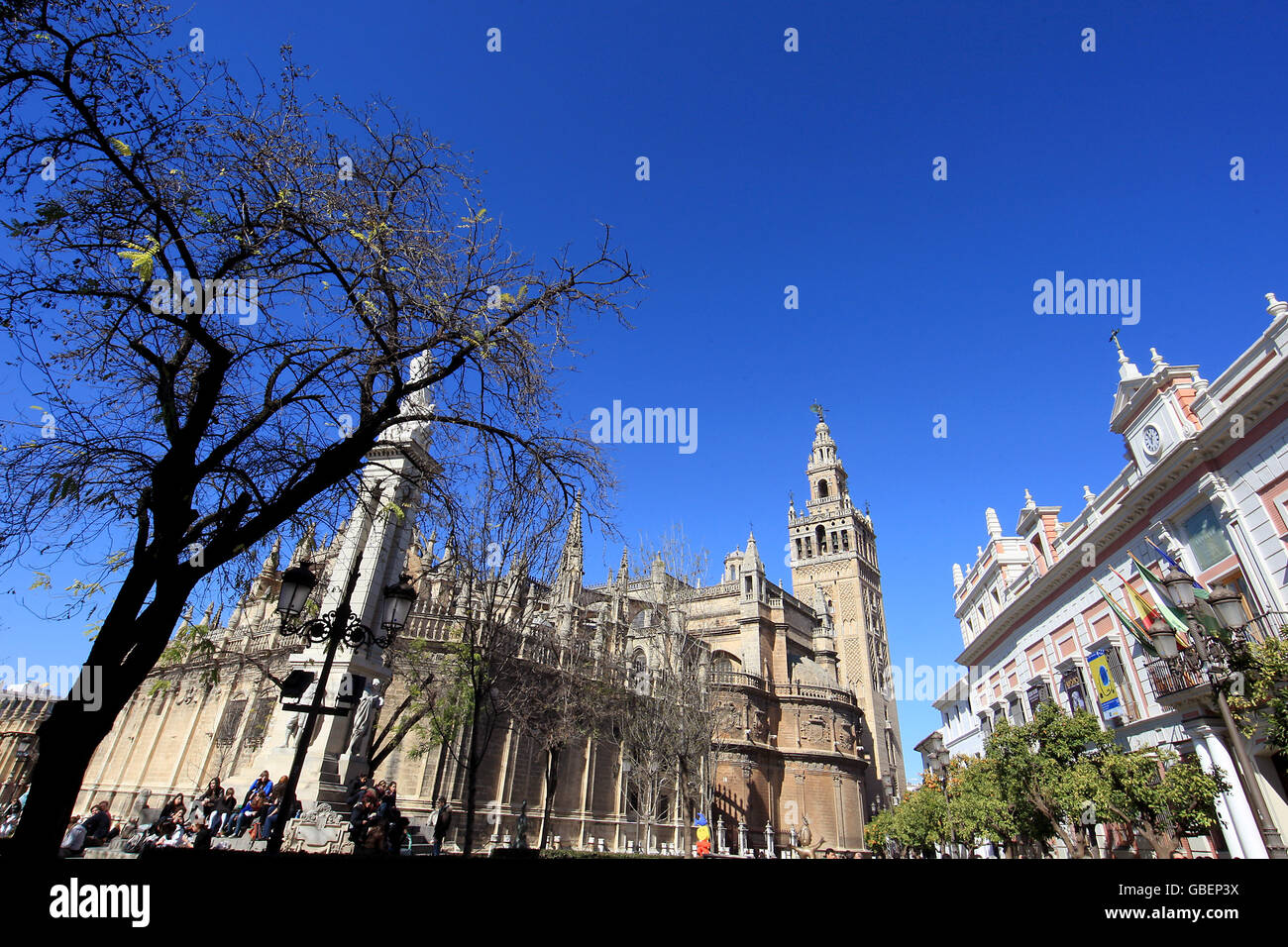 City Views, Seville. A view of Seville Cathedral Stock Photo - Alamy
