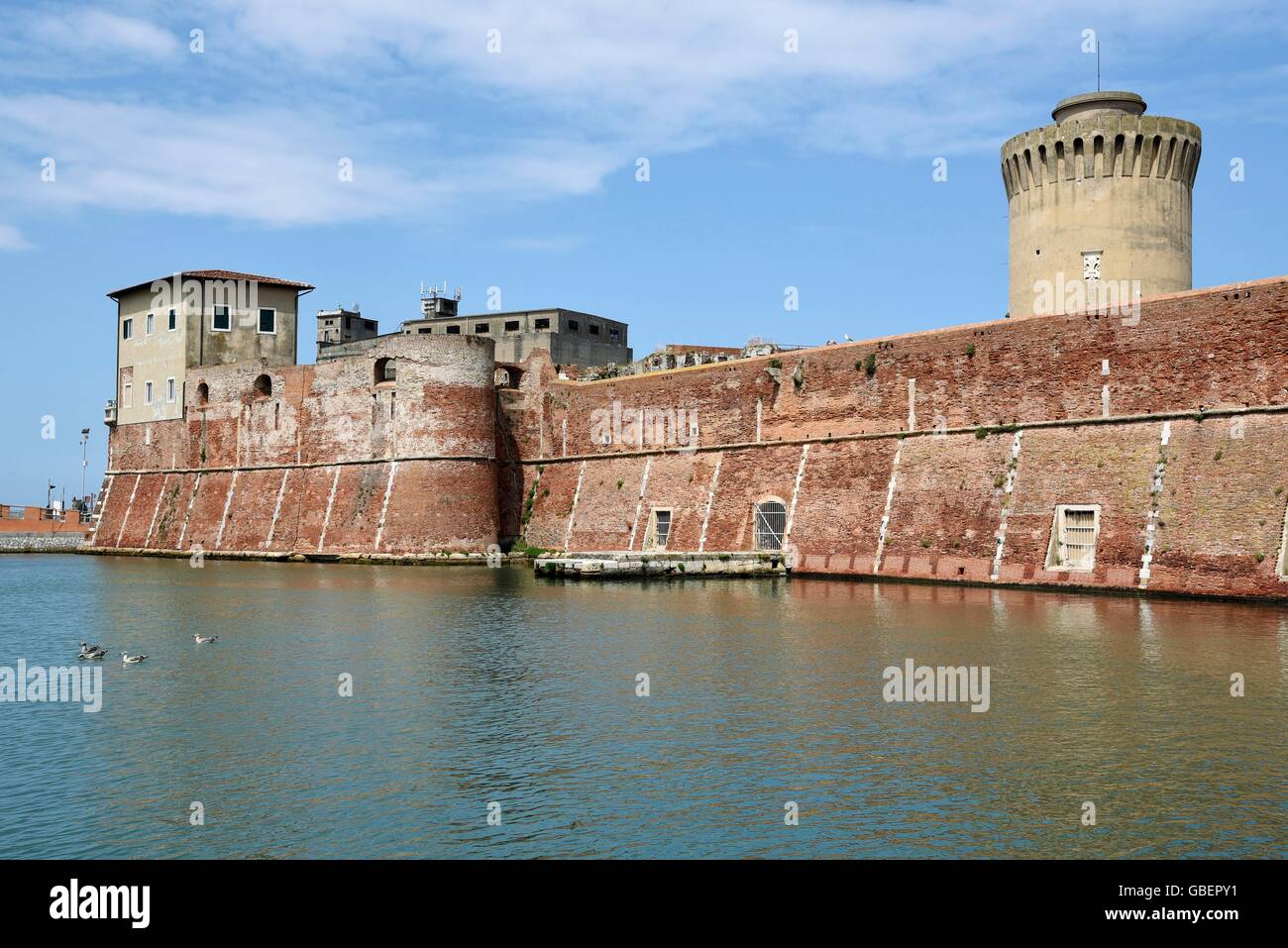 Fortezza Vecchia, fortress, castle, harbour, Livorno, Tuscany, Italy ...