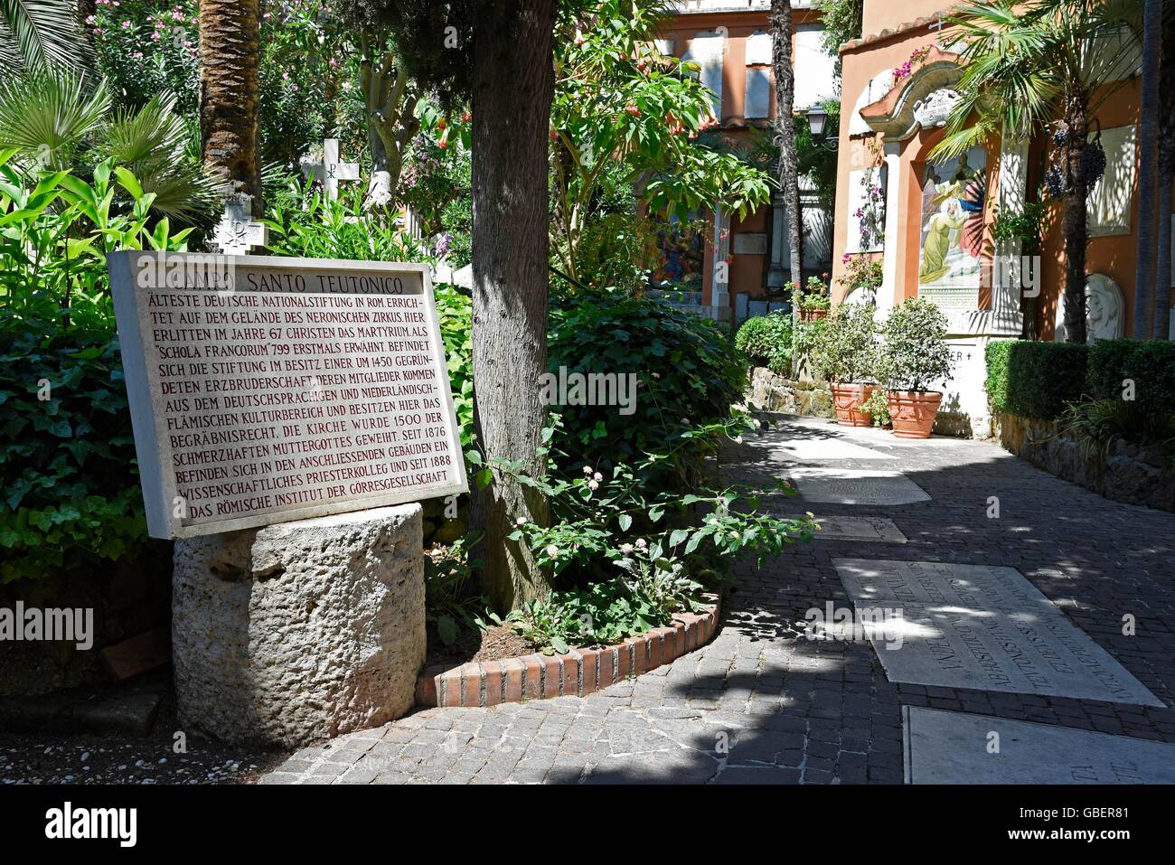 tomb, gravestone, Campo Santo Teutonico, german cemetery, cemetery ...